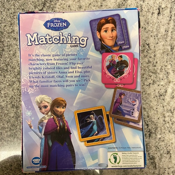 Disney | Toys | Disneys Frozen Matching Game | Poshmark